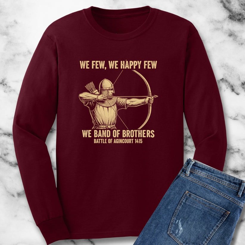 Battle of Agincourt 1415 Long Sleeve Tee – Echos of Antiquity