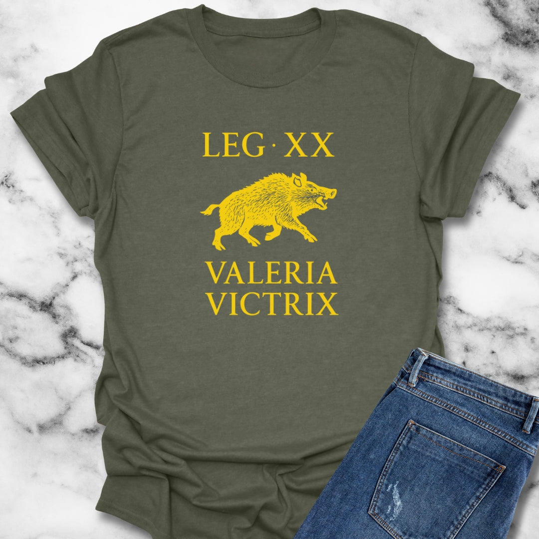 Ancient Roman Legion XX Valeria Victrix T-Shirt – Echos of Antiquity