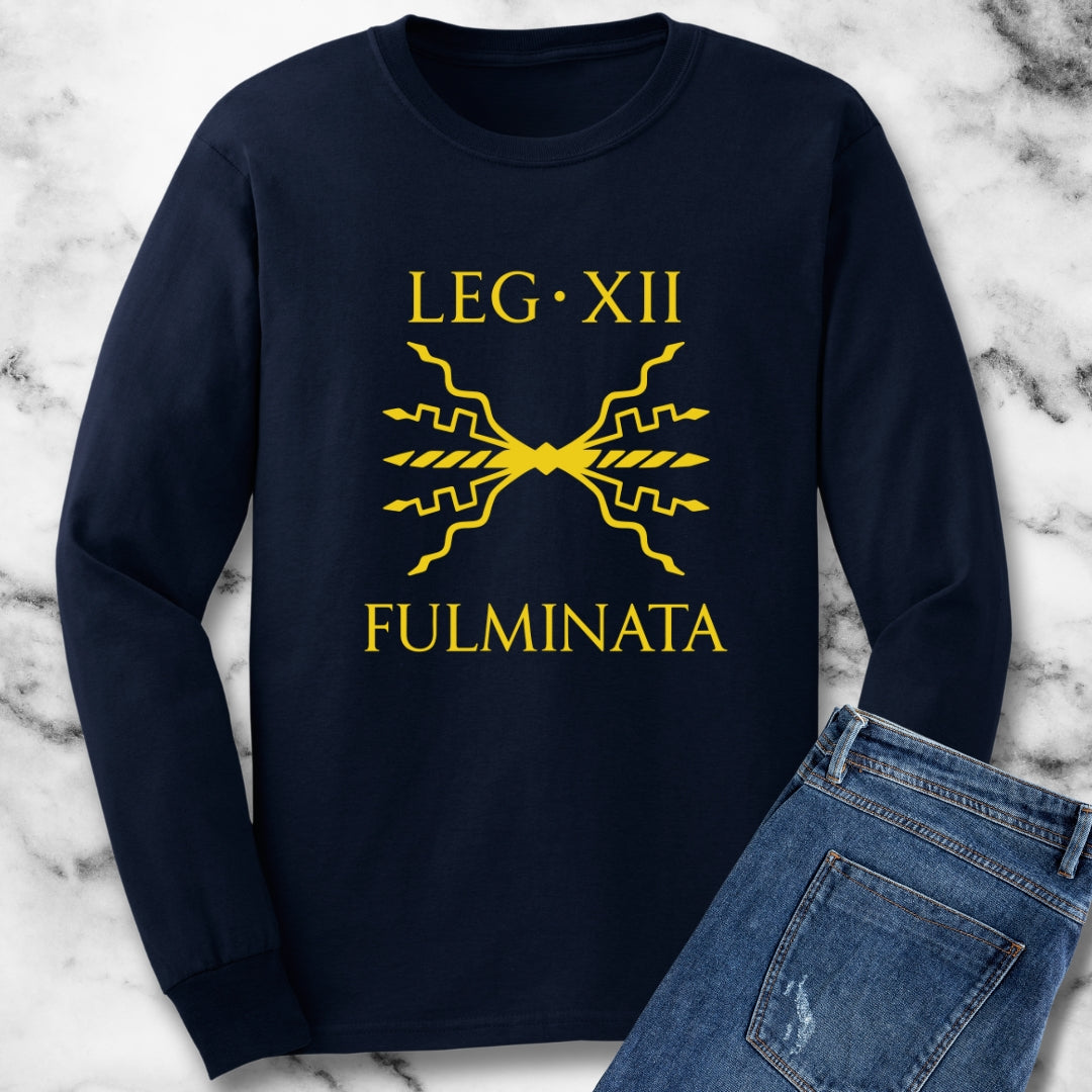 Legio XII Fulminata Roman Legion Long Sleeve Tee – Echos of Antiquity
