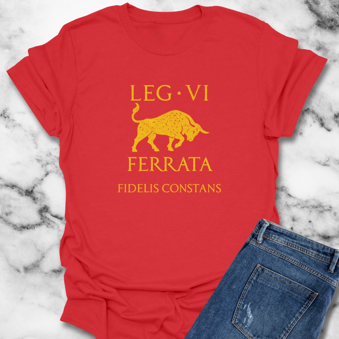 Ancient Roman Legion VI Ferrata Fidelis Constans T-Shirt – Echos of ...